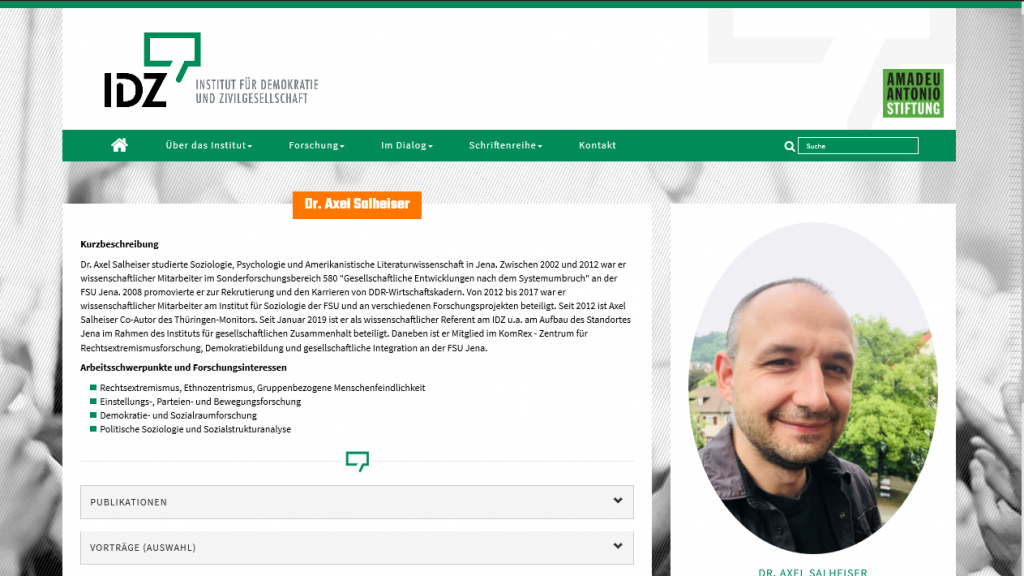 IDZ - Institut für Demokratie und Zivilgesellschaft - Amadeu Antonio ...