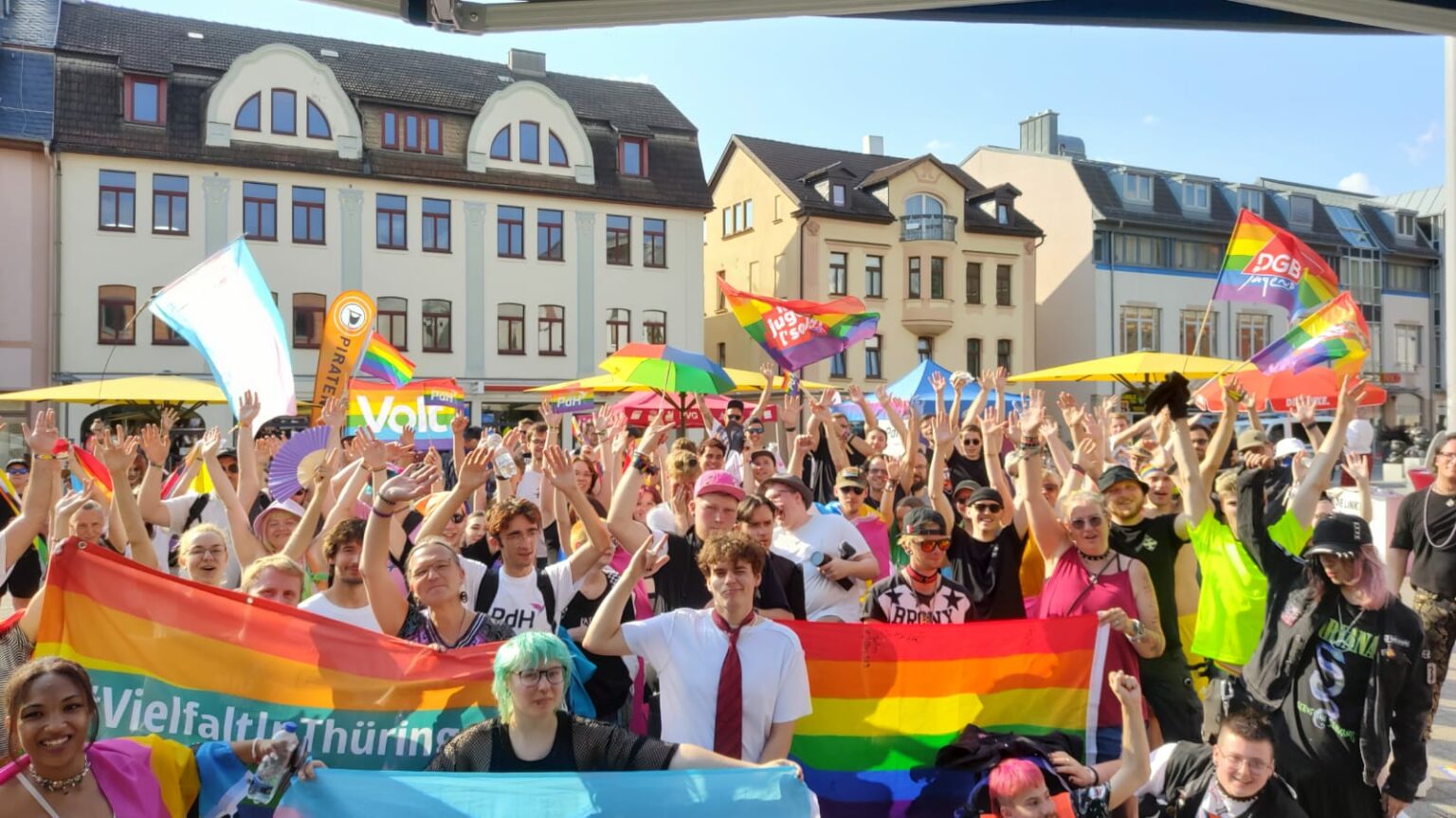 Csds In Sonneberg Und Altenburg Setzen Zeichen Gegen Queerfeindlichkeit